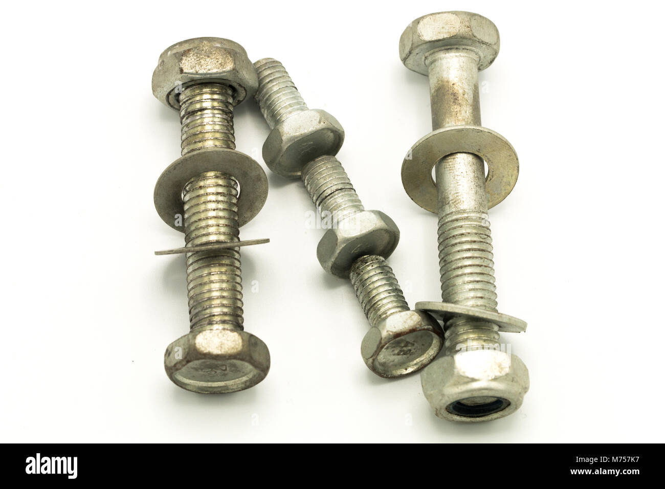 English alphabet of nut, isolated on white background, front view from ...