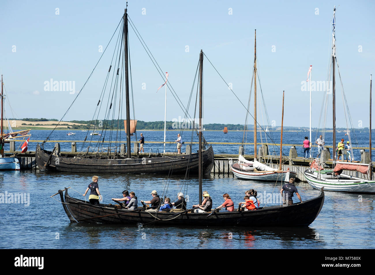 Collection of authentic historic boats from Scandinavia and full scale ...