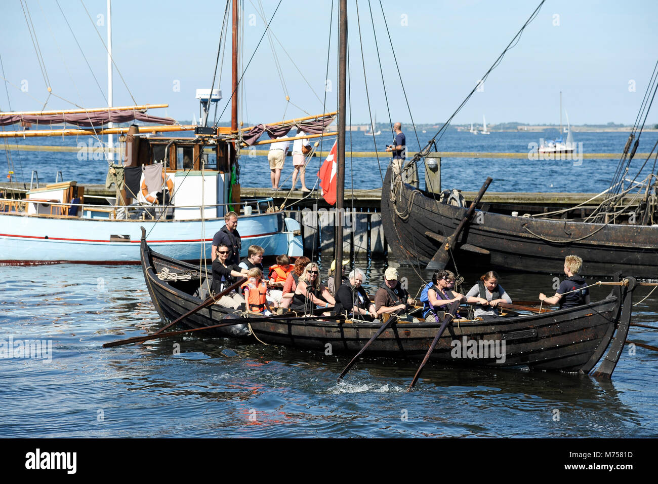 Collection of authentic historic boats from Scandinavia and full scale ...