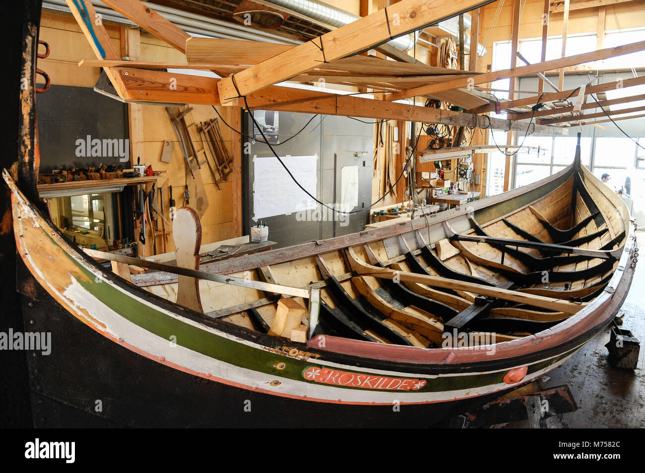 Replica viking ship ships boat boats hi-res stock photography and ...