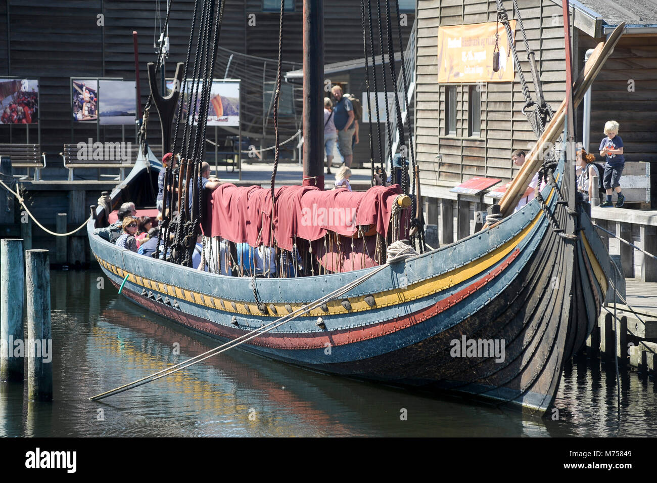 Collection of authentic historic boats from Scandinavia and full scale ...