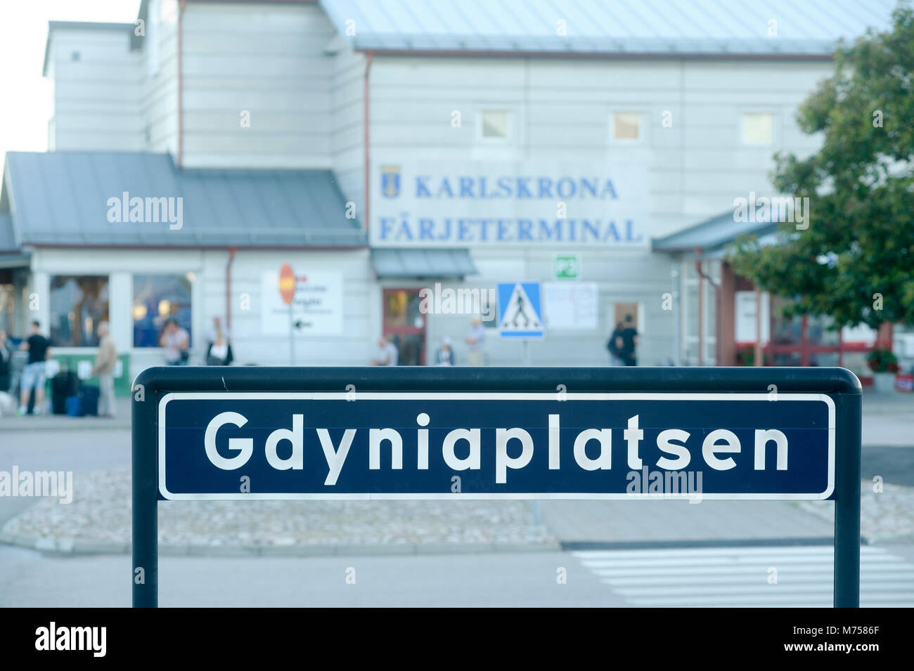 Karlskrona Stena Line Ferry Terminal on Gdyniaplatsen in Karlskrona ...