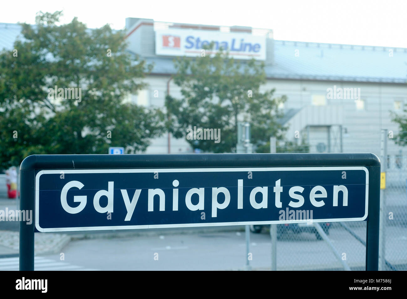 Karlskrona Stena Line Ferry Terminal on Gdyniaplatsen in Karlskrona ...