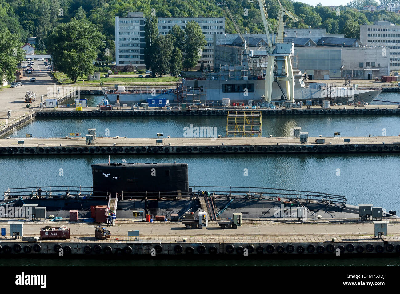 Polish Project 877E (Kilo-class by NATO) submarine ORP Orzel 291 and ...