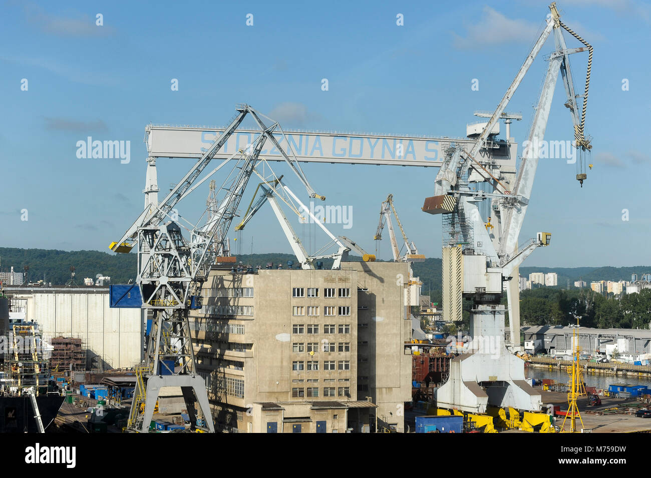 Crist Shipyard in Gdynia, Poland. August 10th 2015 © Wojciech Strozyk ...