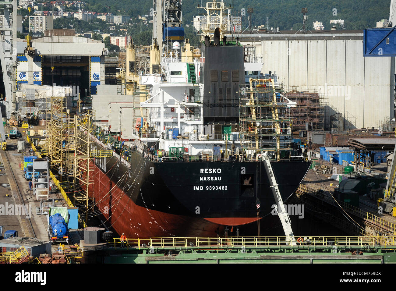Crist Shipyard in Gdynia, Poland. August 10th 2015 © Wojciech Strozyk ...