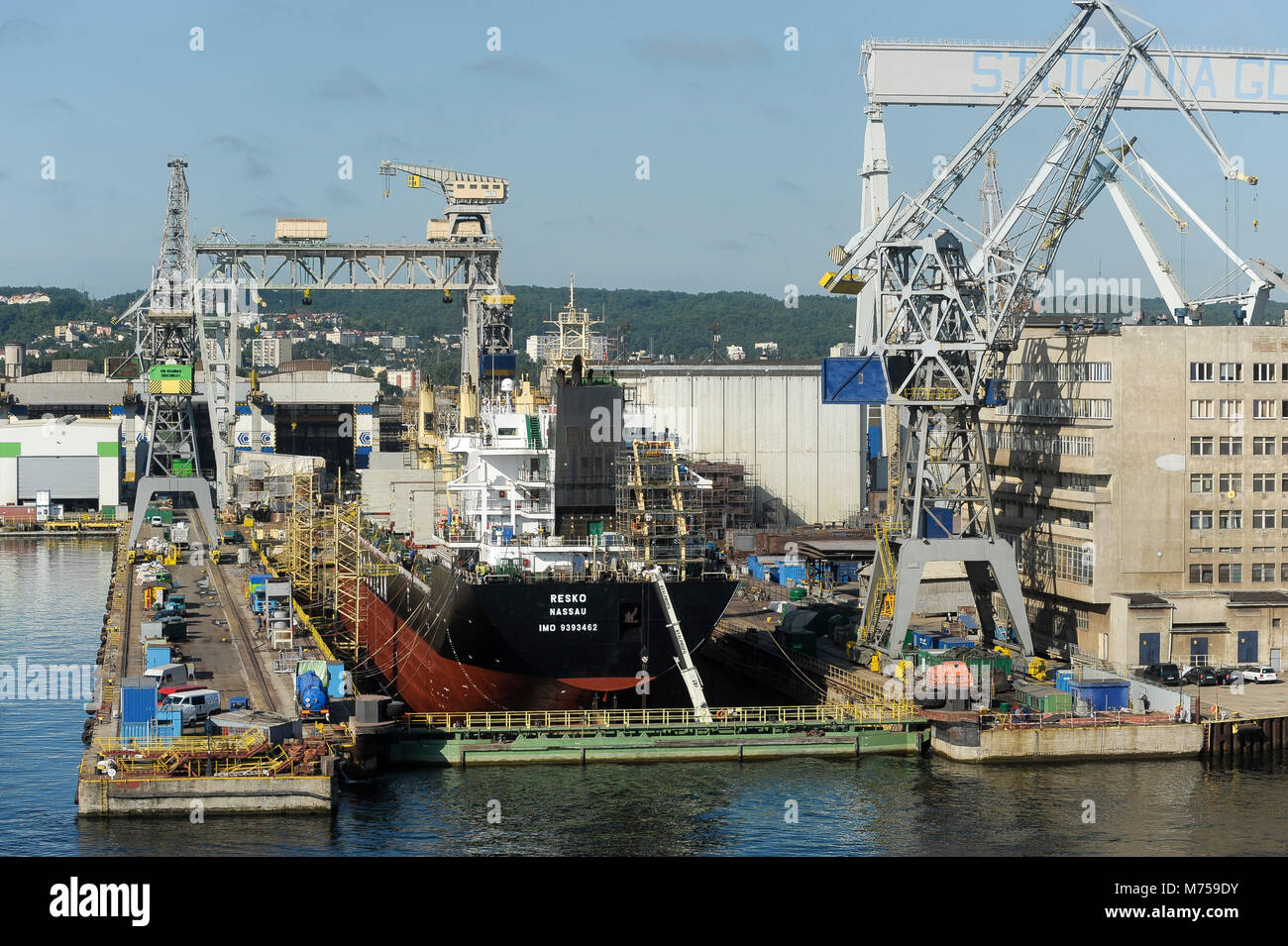 Crist Shipyard in Gdynia, Poland. August 10th 2015 © Wojciech Strozyk ...