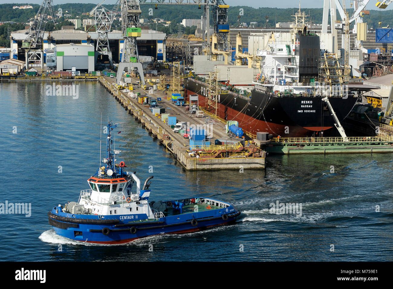 Crist Shipyard in Gdynia, Poland. August 10th 2015 © Wojciech Strozyk ...