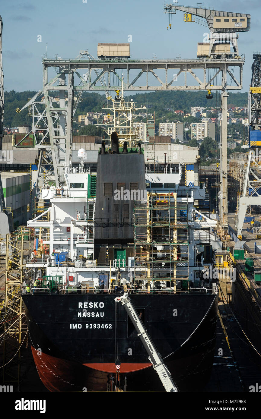Crist Shipyard in Gdynia, Poland. August 10th 2015 © Wojciech Strozyk ...