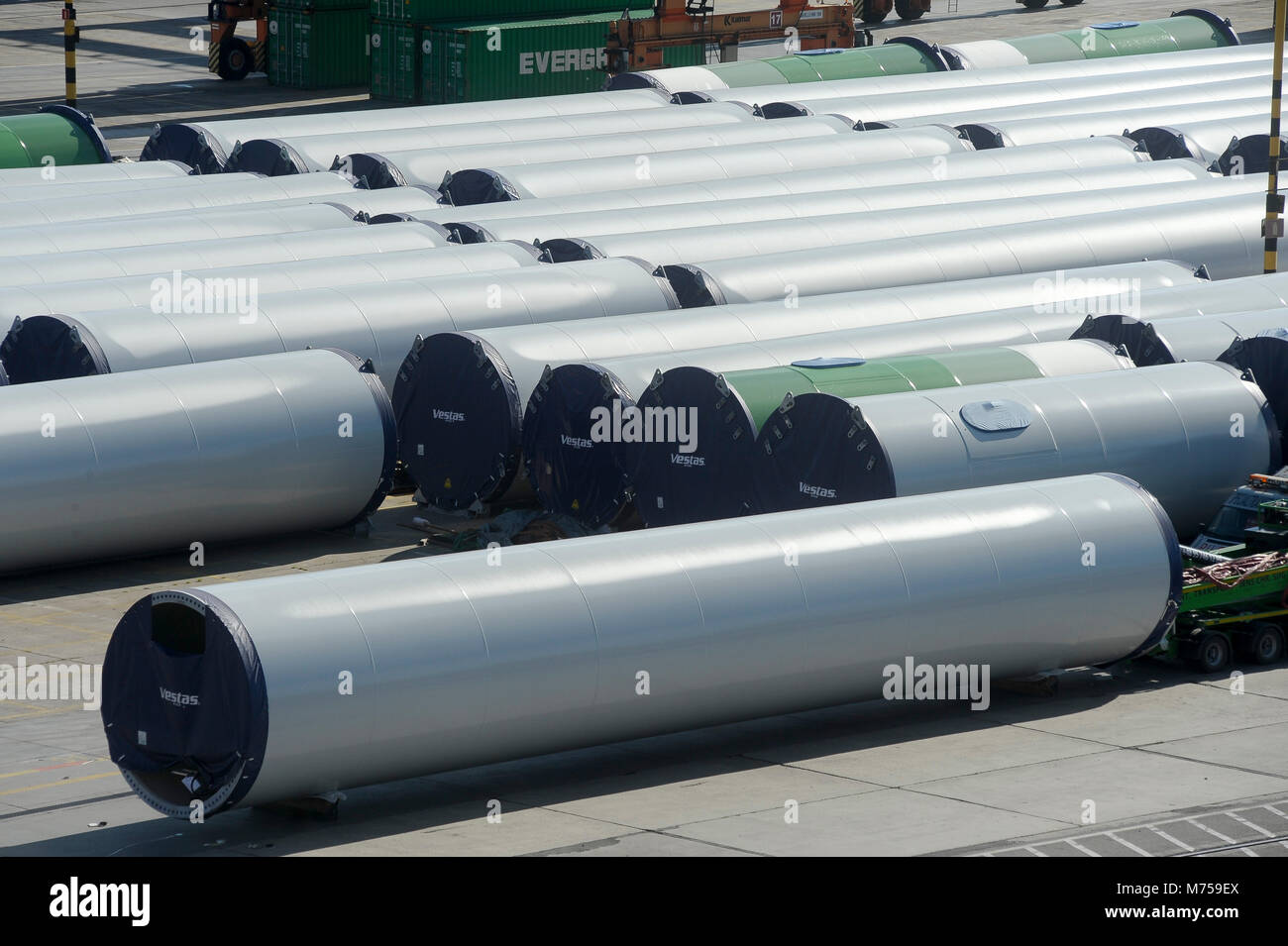 Container shipping and wind power hi-res stock photography and images ...