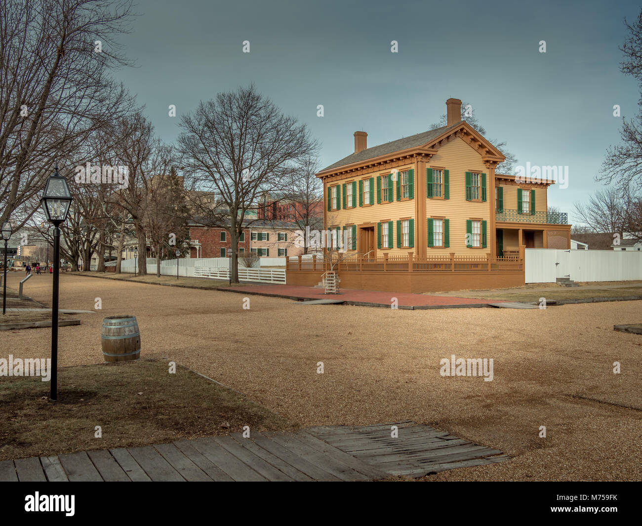 Lincoln's house - Springfield, Illinois Stock Photo - Alamy