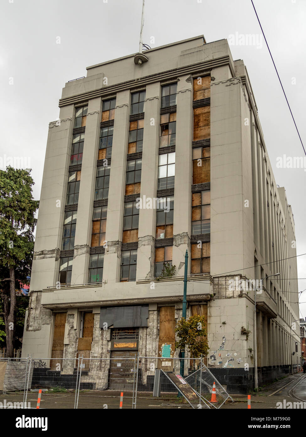 Former Design and Art College, Christchurch, New Zealand - abandoned ...