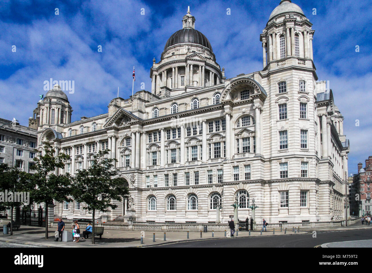 Port of Liverpool Building, Liverpool, Merseyside, England, Uk, United ...