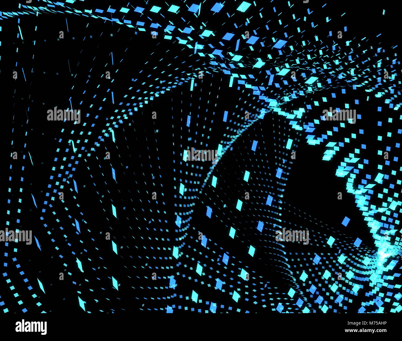 Spatial 3D Particles, Network Data Matrix, Future Technologies, Network ...