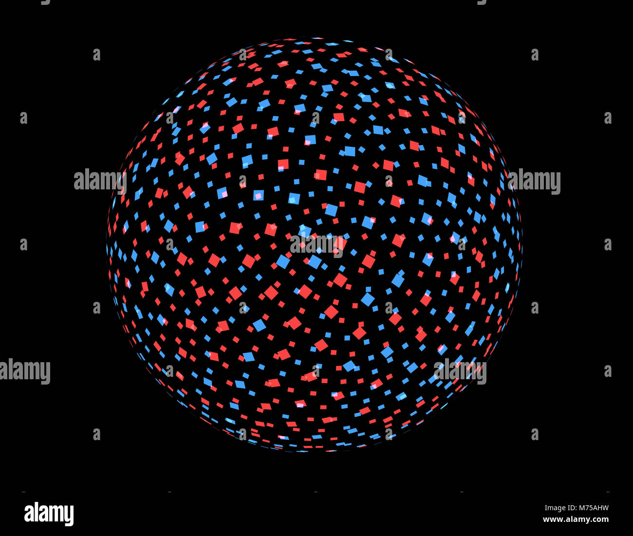 Spatial 3D Particles, Network Data Matrix, Future Technologies, Network ...