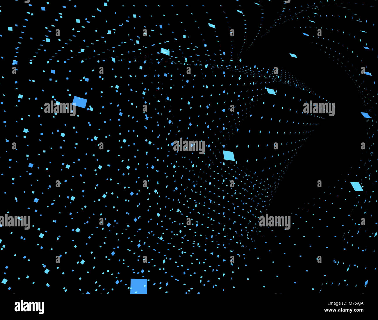 Spatial 3D Particles, Network Data Matrix, Future Technologies, Network ...
