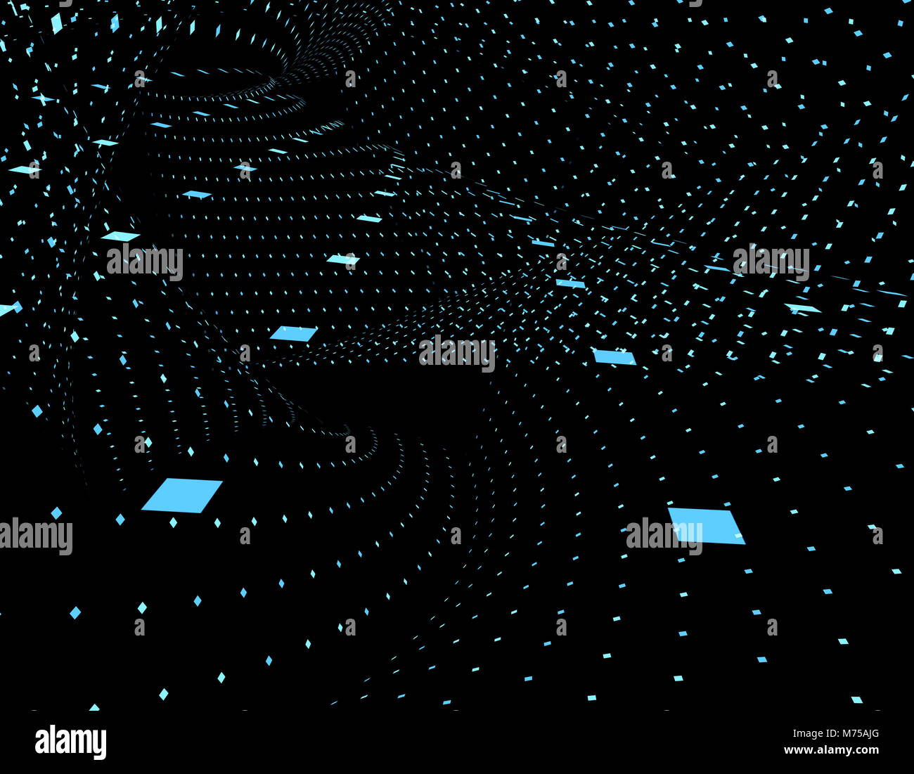 Spatial 3D Particles, Network Data Matrix, Future Technologies, Network ...