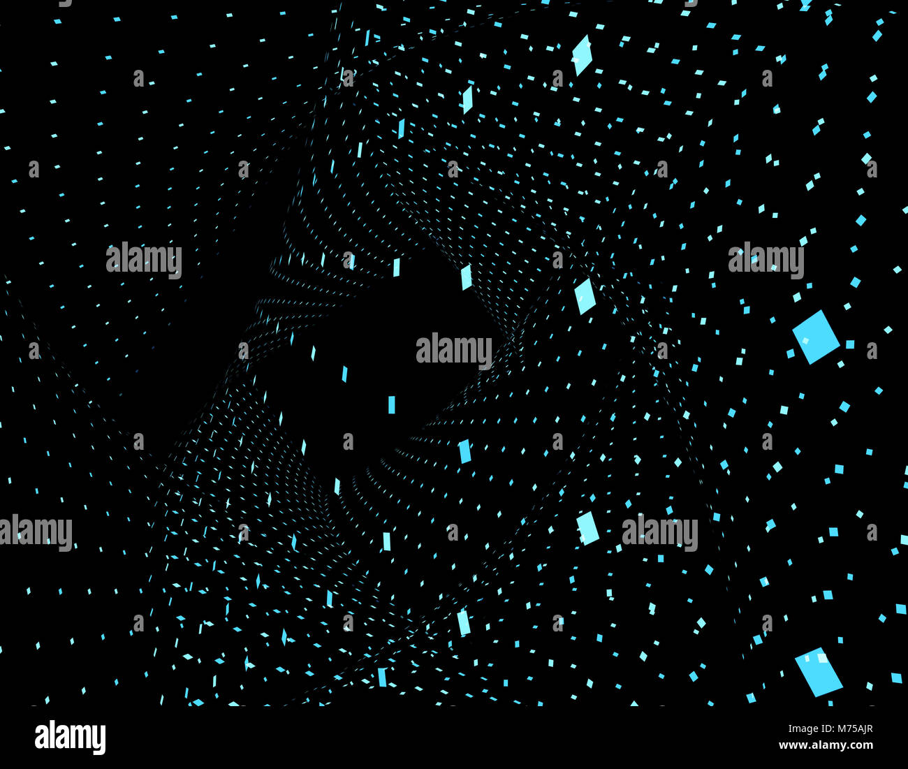Spatial 3D Particles, Network Data Matrix, Future Technologies, Network ...