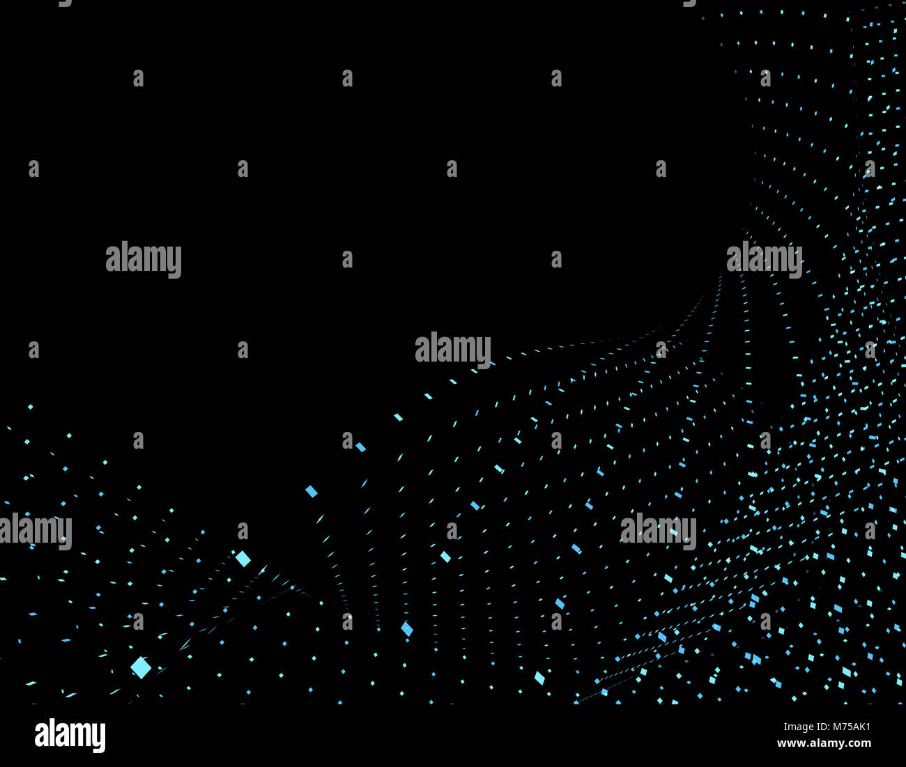 Spatial 3D Particles, Network Data Matrix, Future Technologies, Network ...