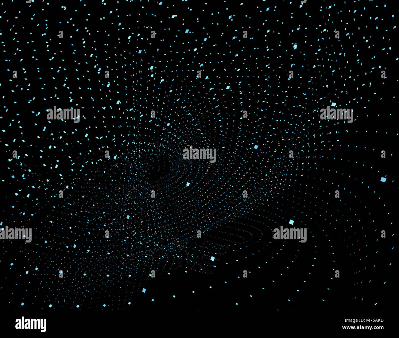Spatial 3D Particles, Network Data Matrix, Future Technologies, Network ...