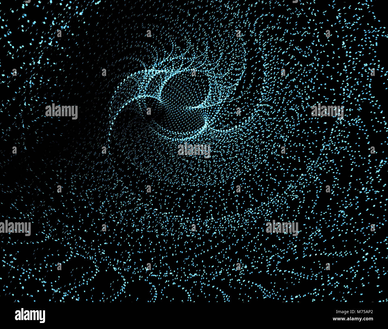 Spatial 3D Particles, Network Data Matrix, Future Technologies, Network ...