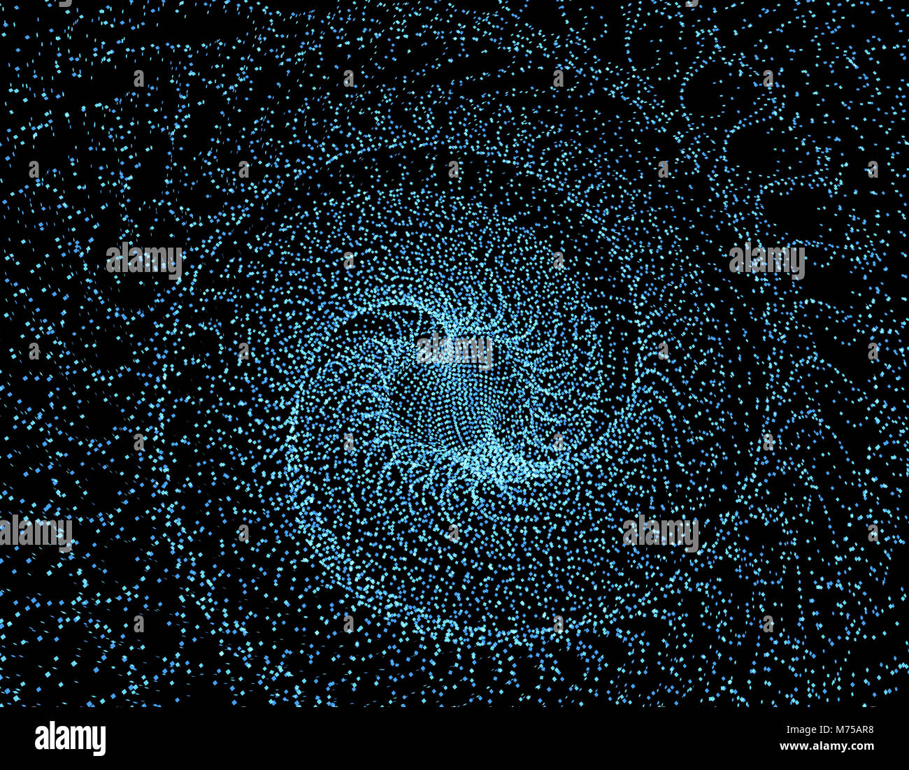 Spatial 3D Particles, Network Data Matrix, Future Technologies, Network ...