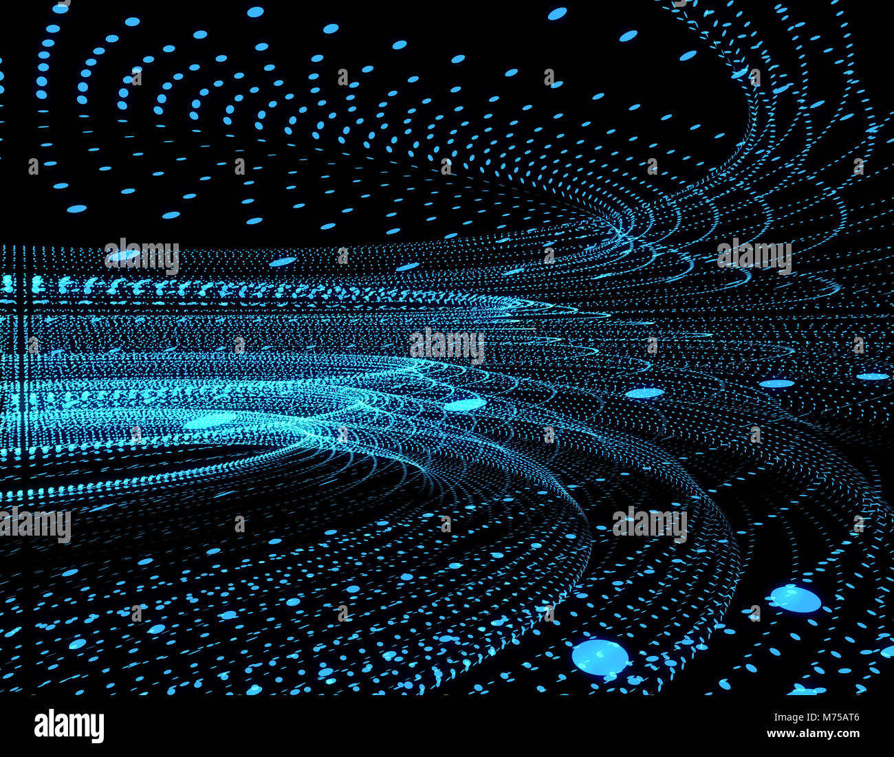 Spatial 3D Particles, Network Data Matrix, Future Technologies, Network ...