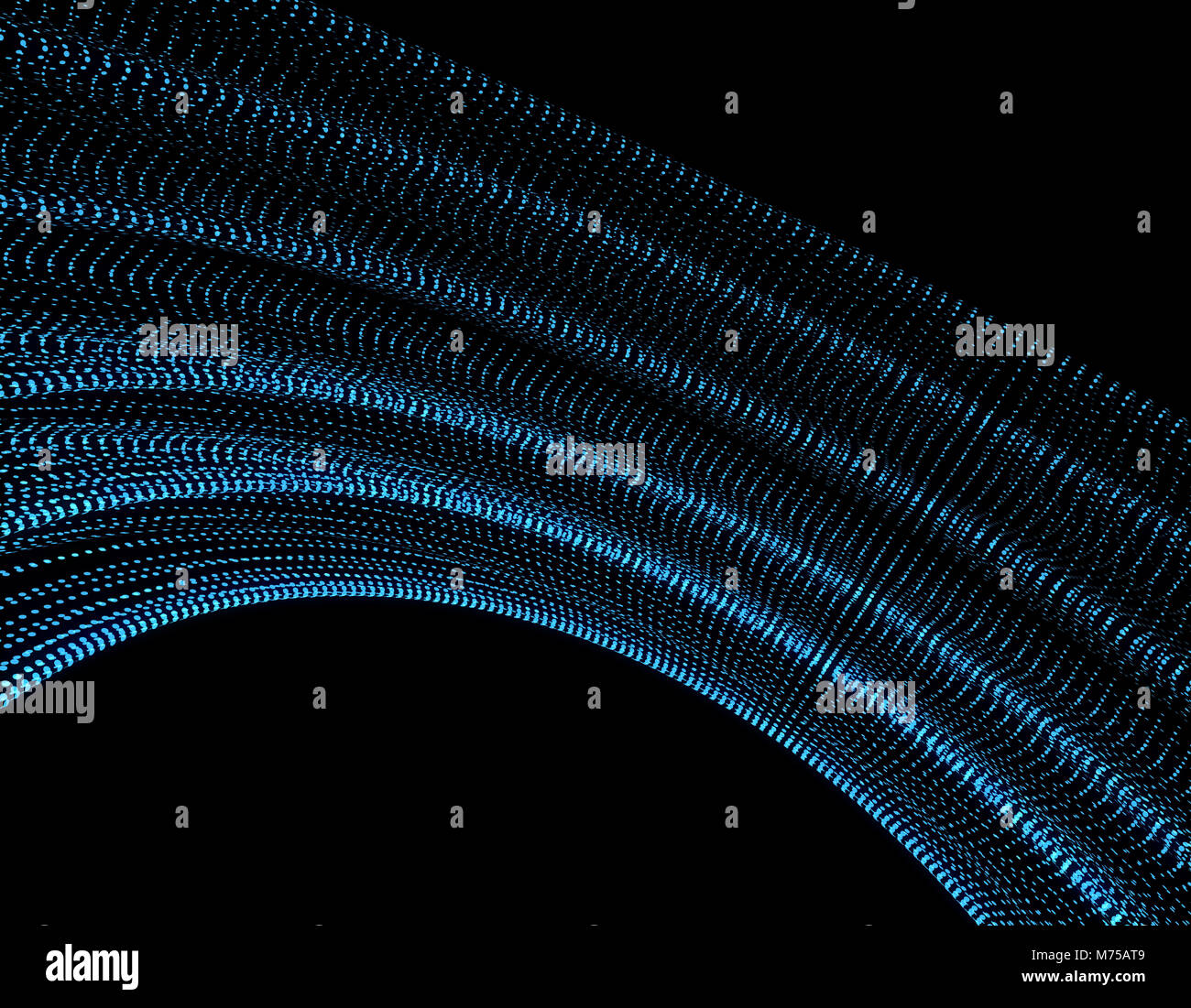 Spatial 3D Particles, Network Data Matrix, Future Technologies, Network ...