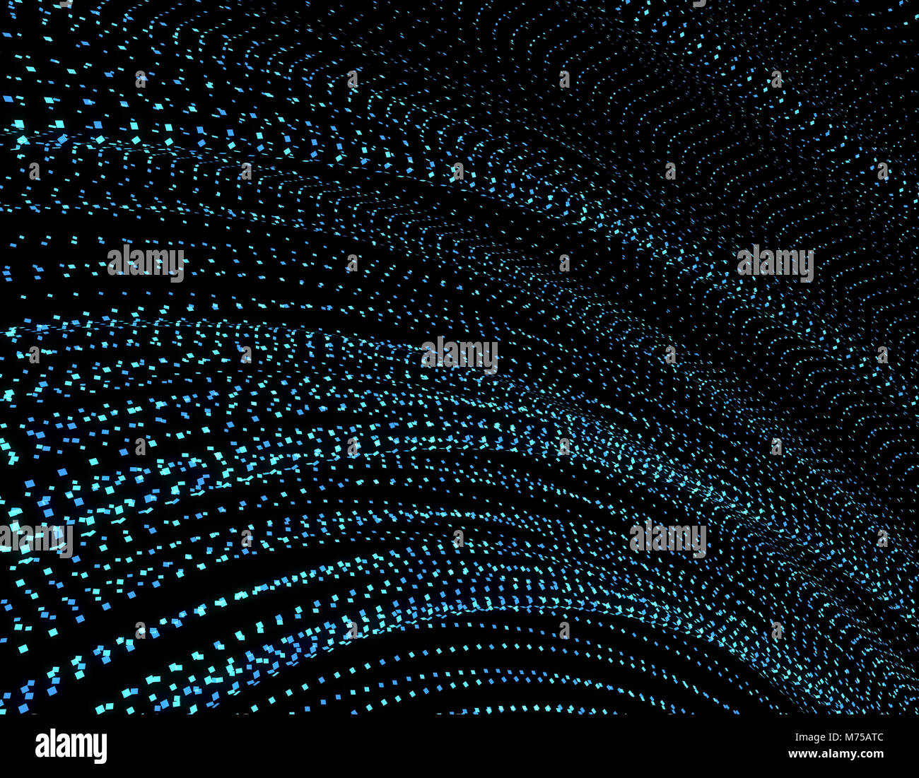 Spatial 3D Particles, Network Data Matrix, Future Technologies, Network ...