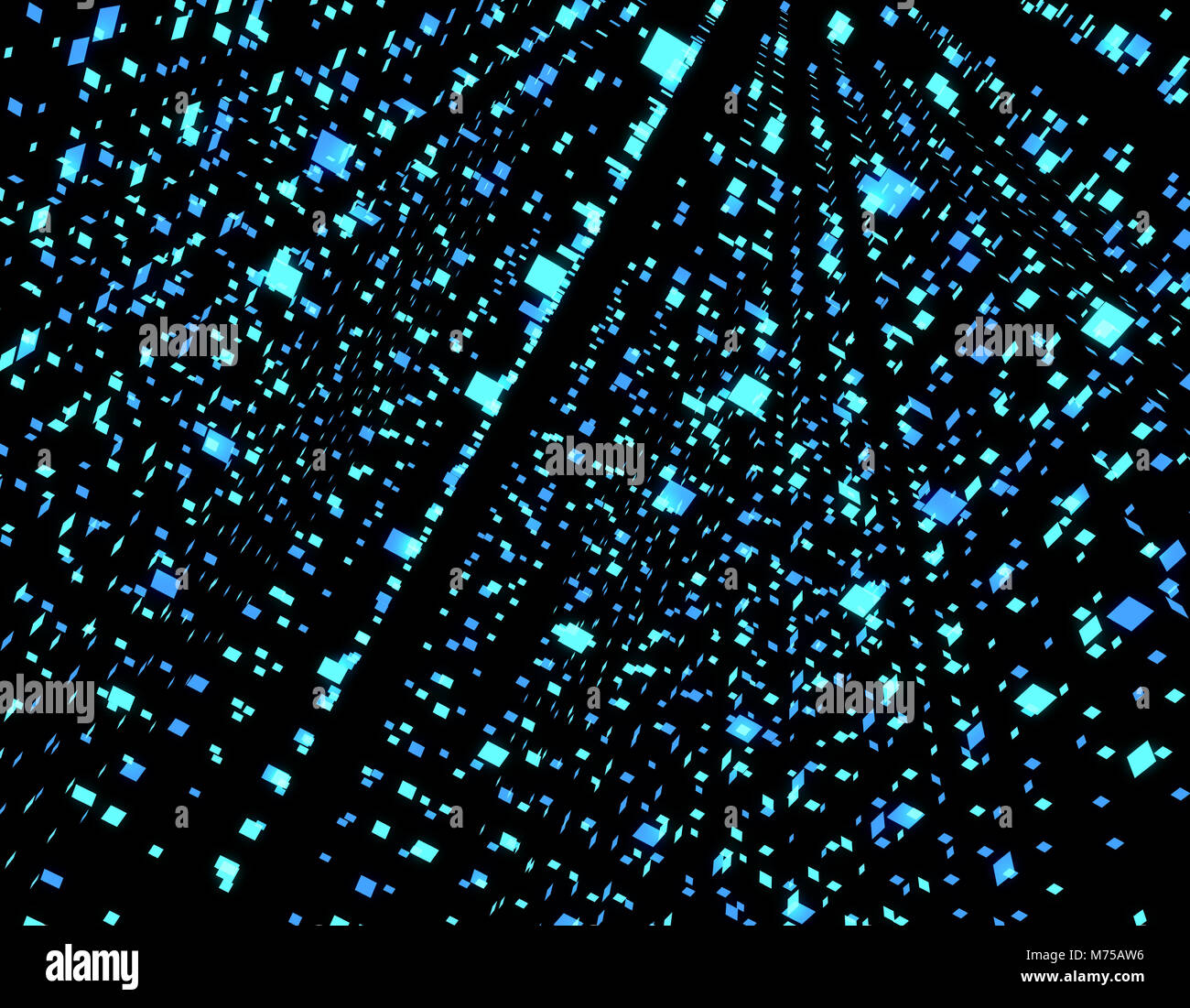 Spatial 3D Particles, Network Data Matrix, Future Technologies, Network ...