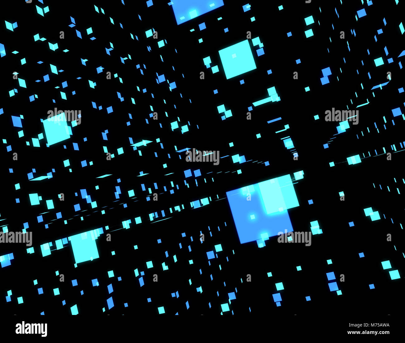 Spatial 3D Particles, Network Data Matrix, Future Technologies, Network ...