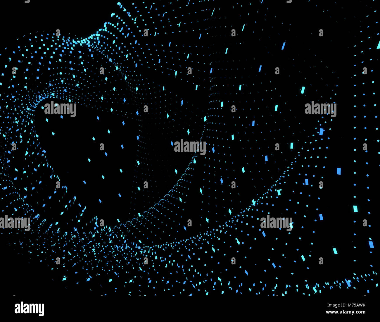 Spatial 3D Particles, Network Data Matrix, Future Technologies, Network ...