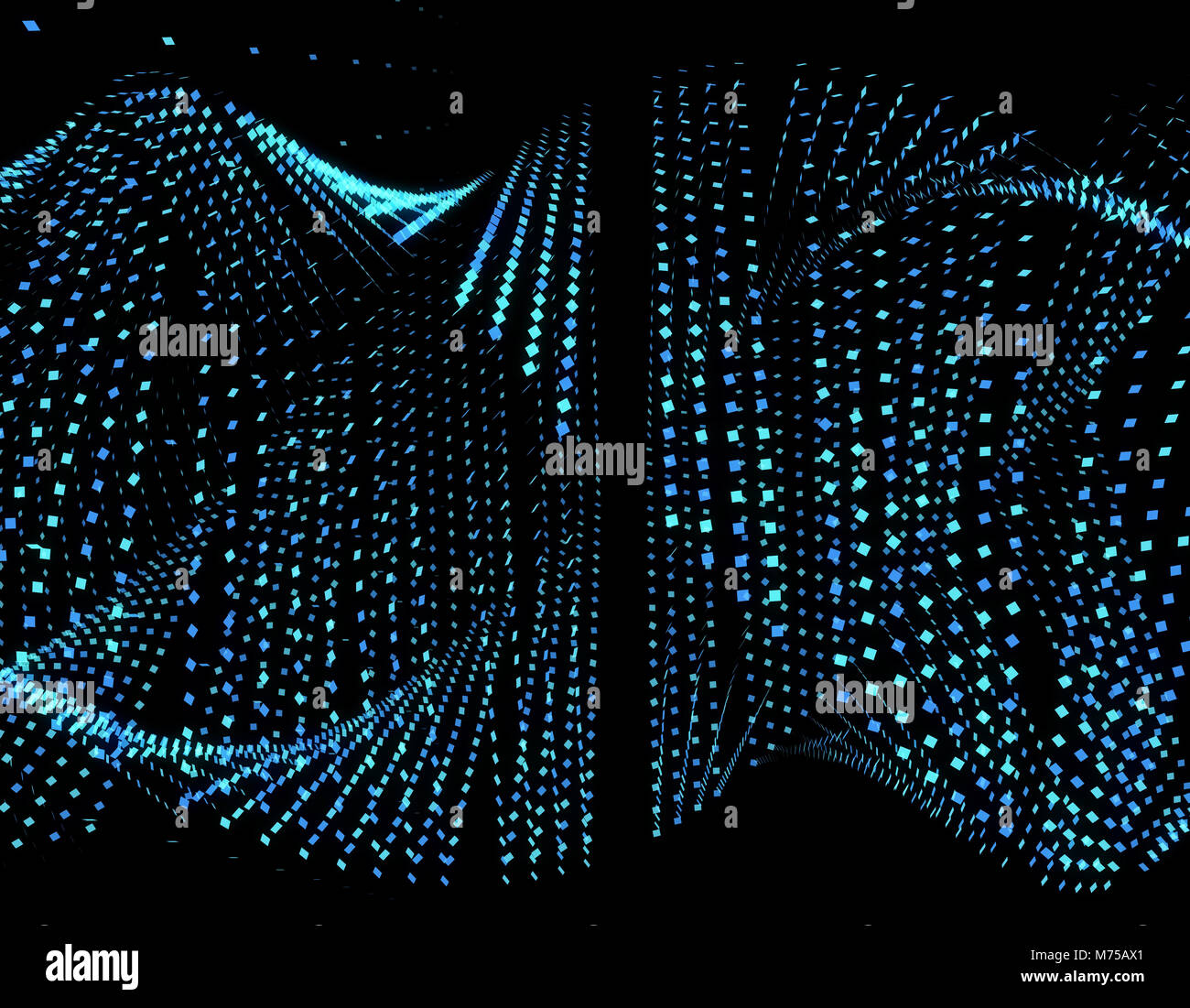 Spatial 3D Particles, Network Data Matrix, Future Technologies, Network ...