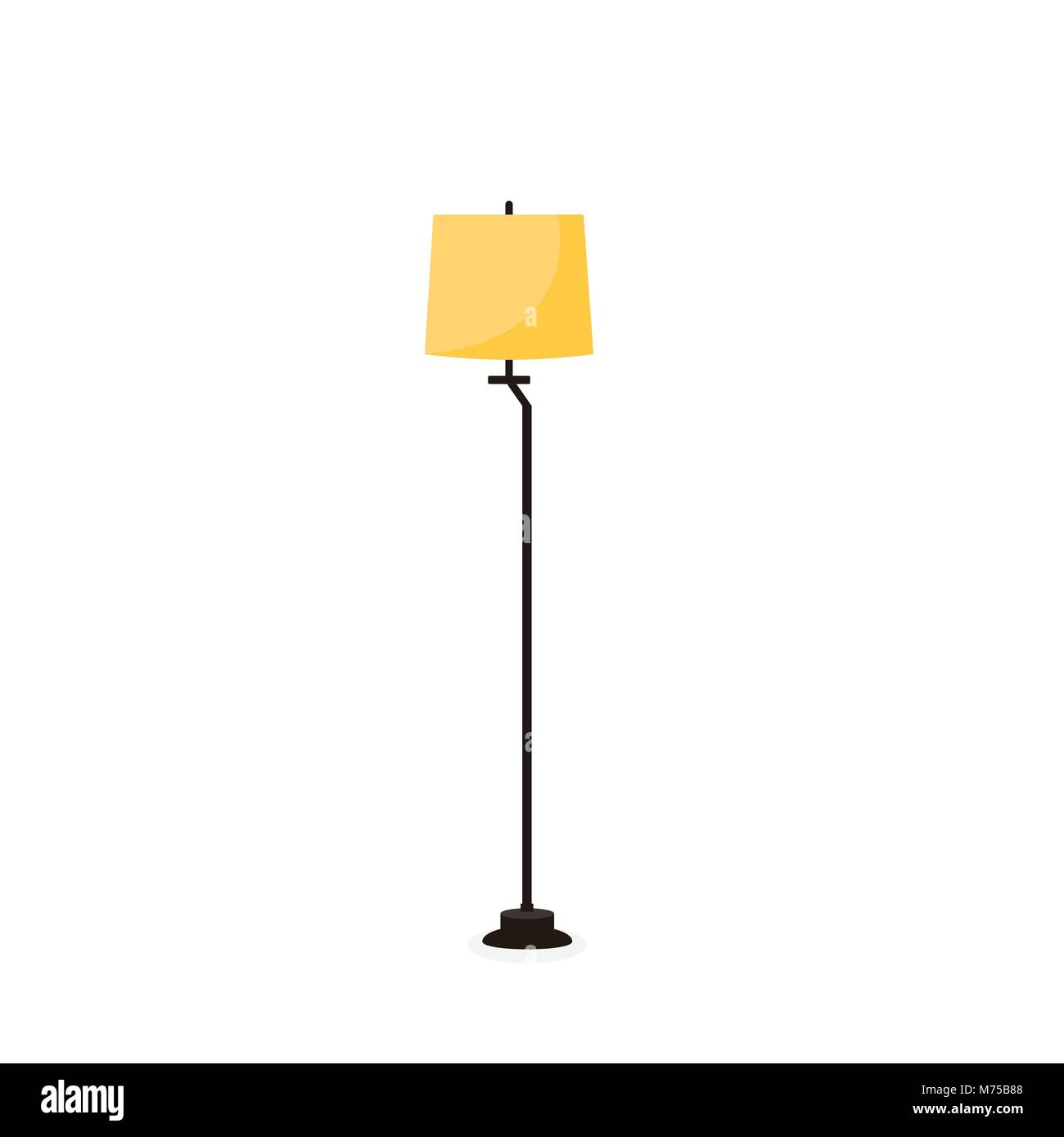 Standing lamp Stock Vector Images - Alamy