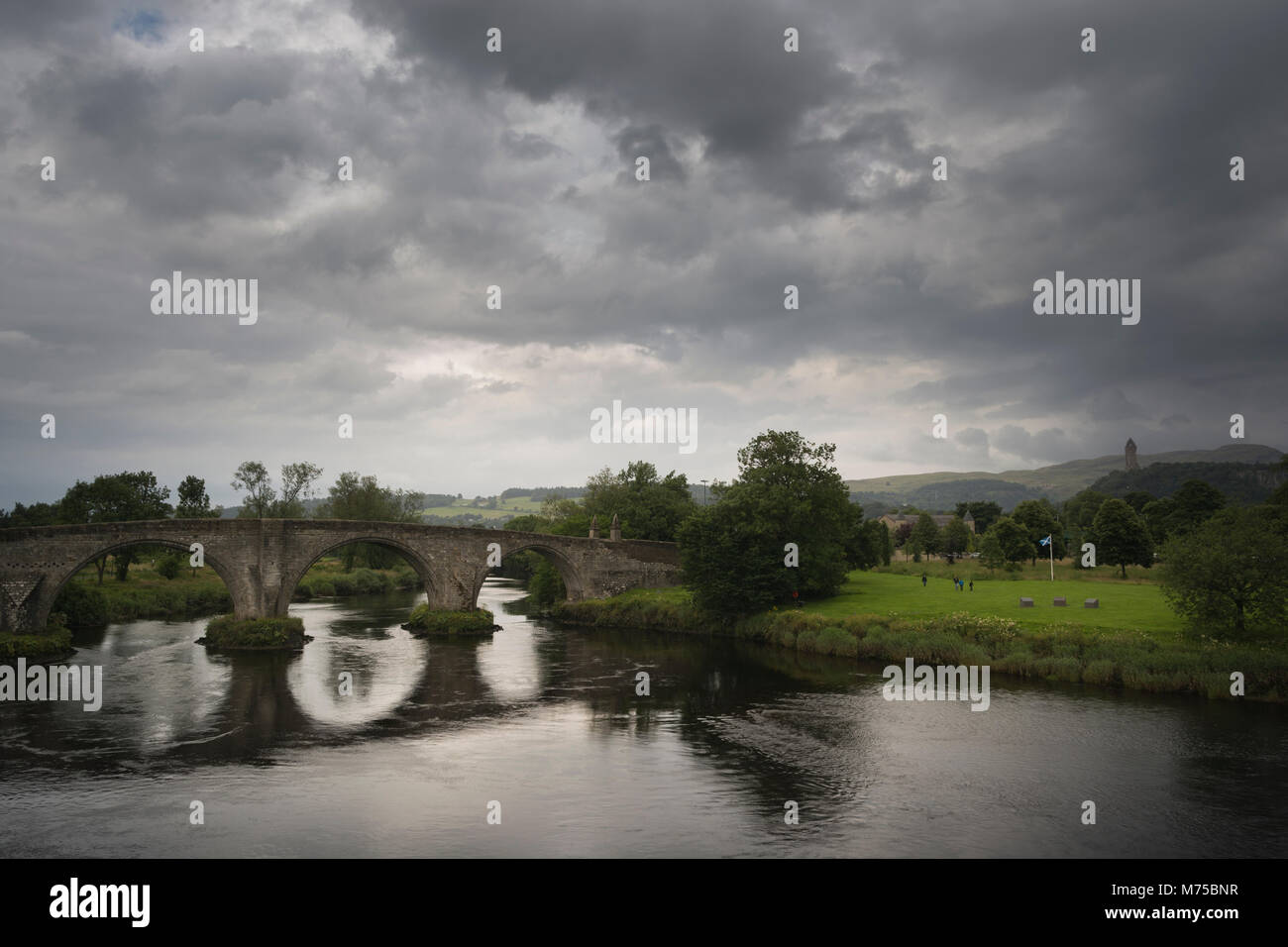 Old Stirling Bridge (built along 15th - 16th century, today remains one ...