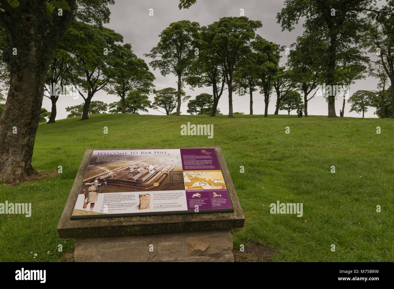 Fort at Bar Hill (2dn century, the highest of all the Antonine Wall ...