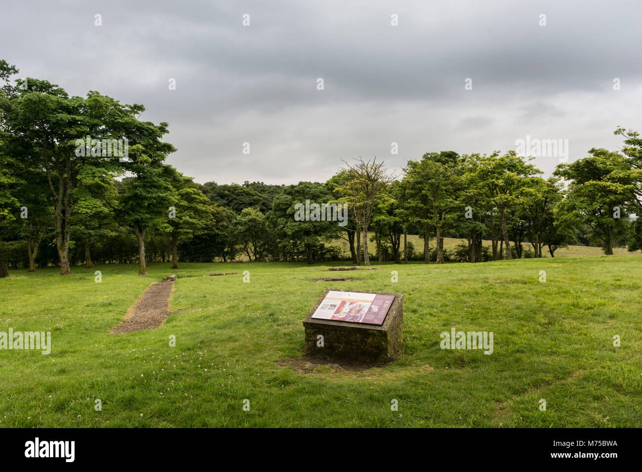 Fort at Bar Hill (2dn century, the highest of all the Antonine Wall ...