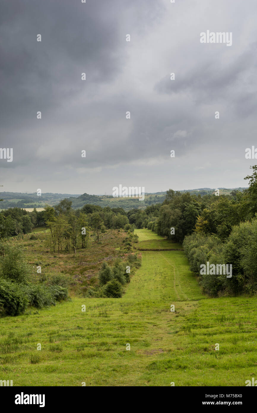 Antonine Wall (close to Bar Hill Fort). 2dn century. Twechar. Scotland ...