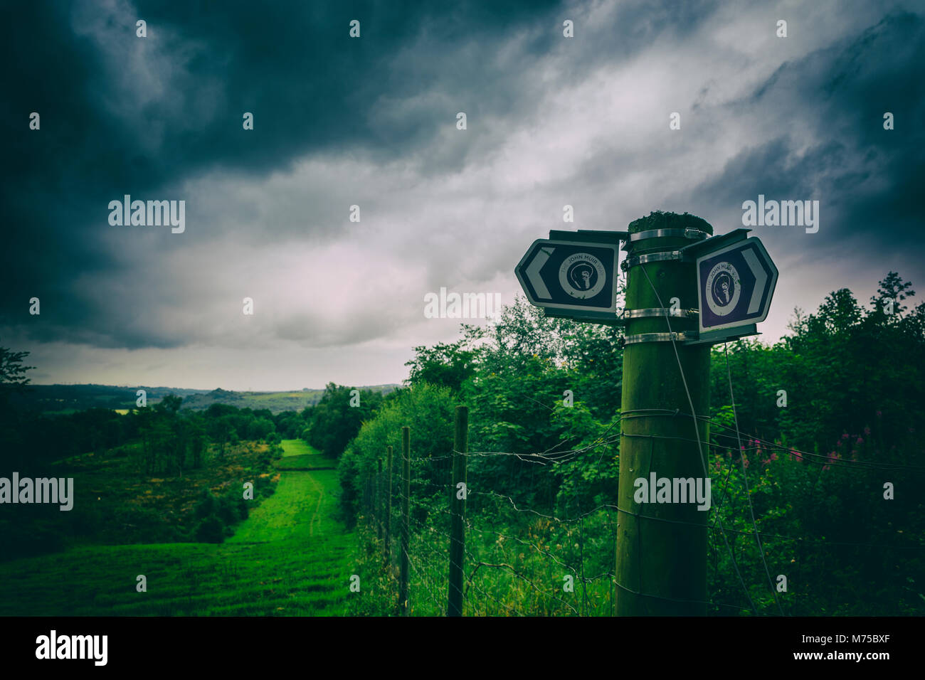 Antonine Wall (close to Bar Hill Fort). 2dn century. Twechar. Scotland ...