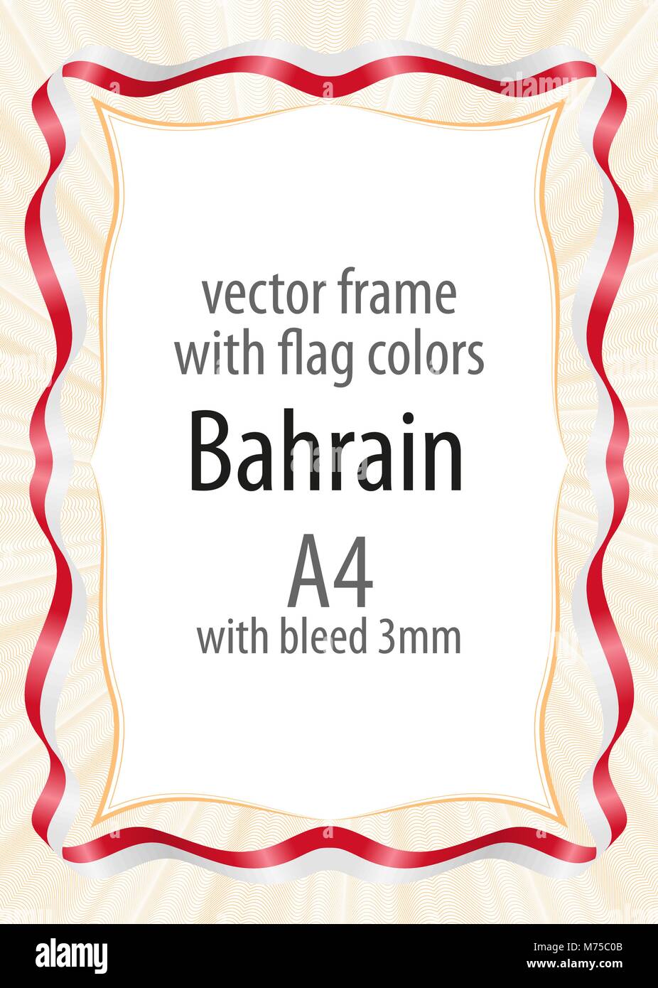 Bahrain colors Stock Vector Images - Alamy