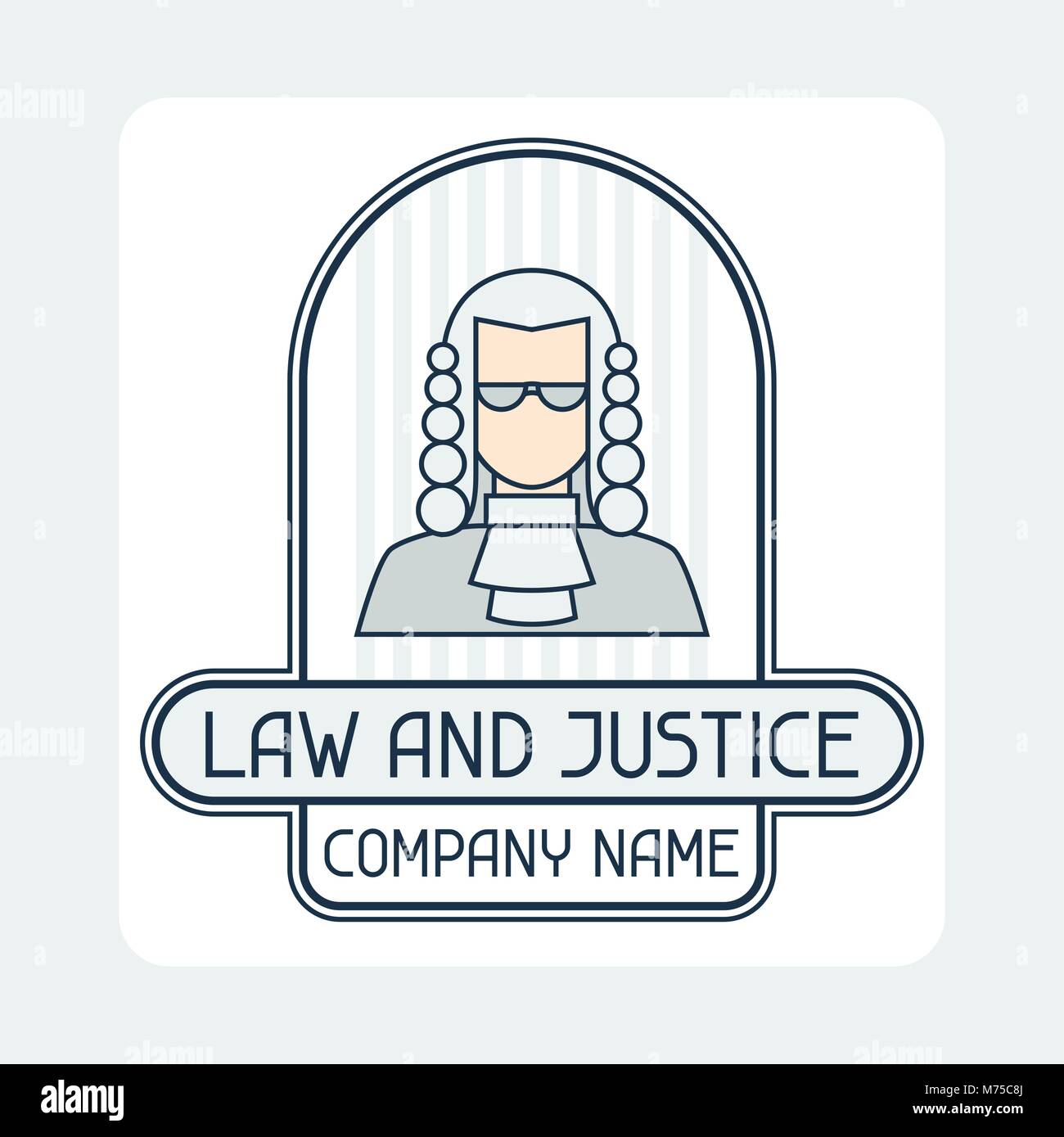 Crime justice law Stock Vector Images - Alamy