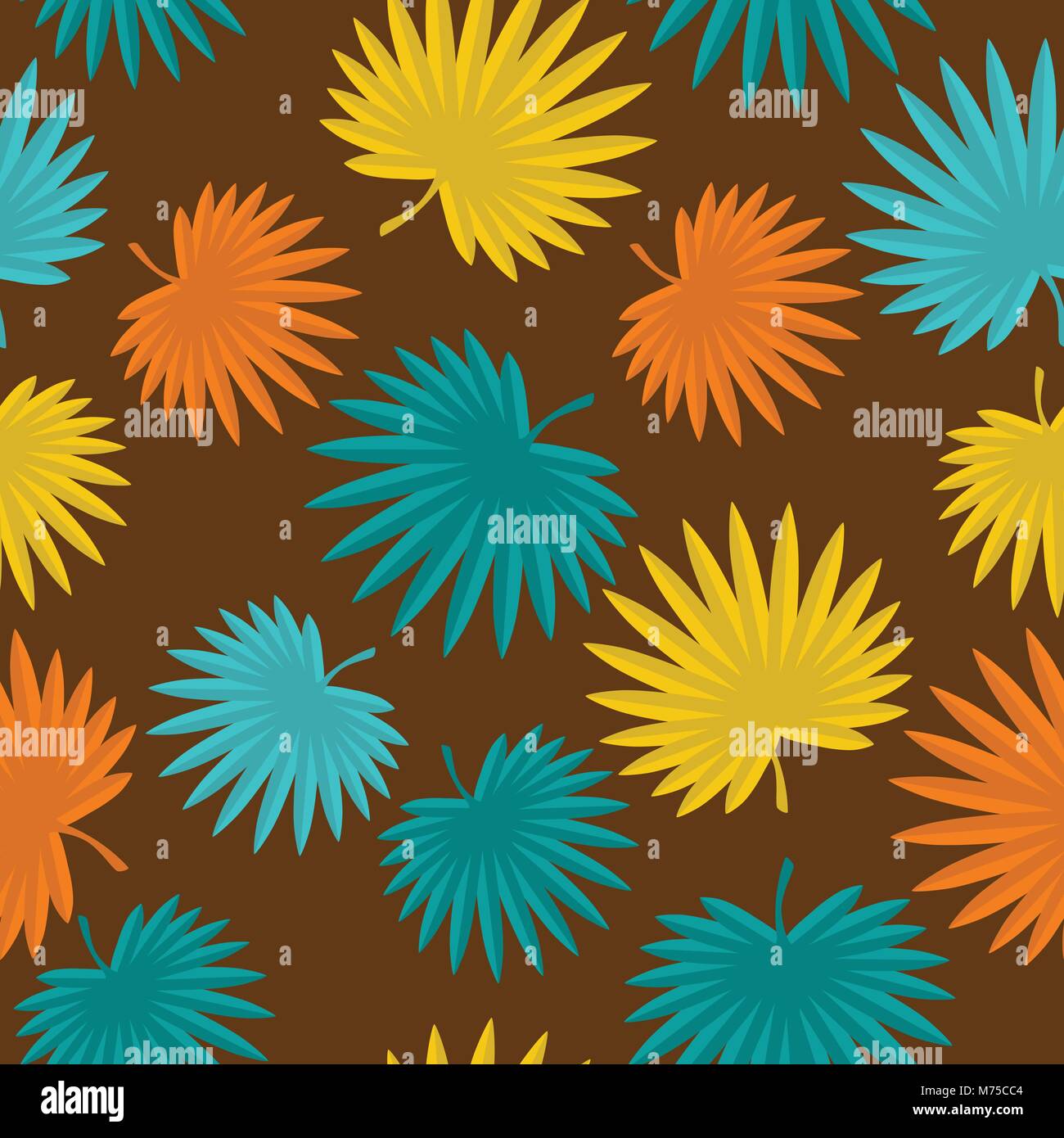 Stylized palm hi-res stock photography and images - Alamy