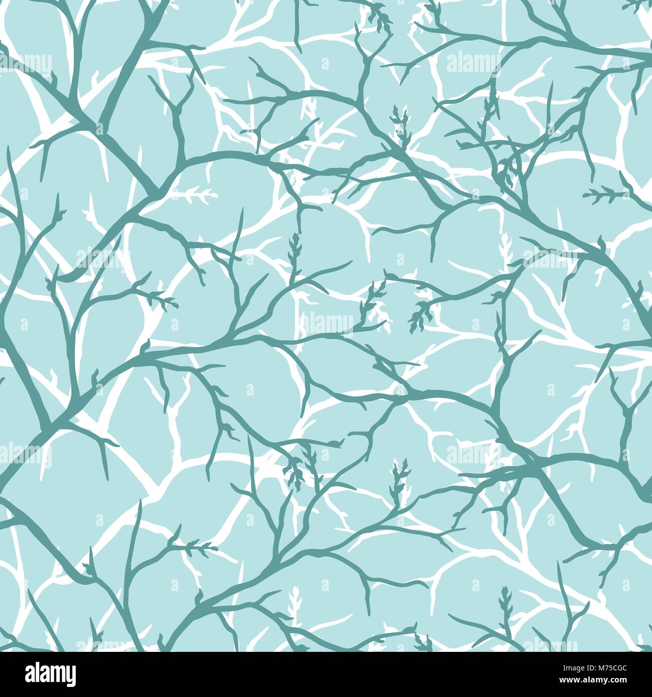 Winter seamless pattern with stylized tree branches Stock Vector Image ... Winter seamless pattern with stylized tree branches Stock Vector Image ...