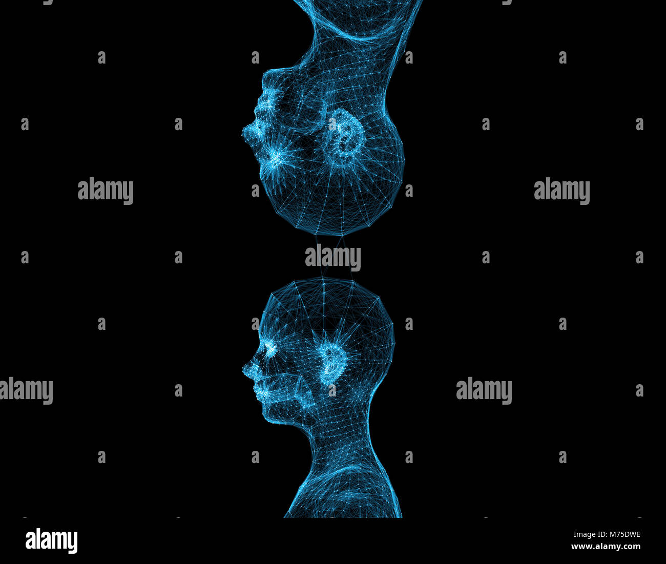 Human connection sculpture hi-res stock photography and images - Alamy