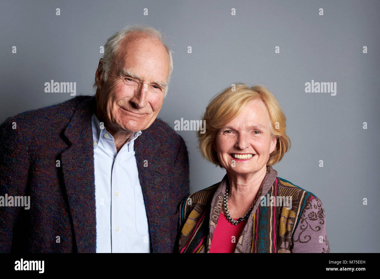 Peter Snow and Ann MacMillan The Oldie Literary Lunch 06/03/18 Stock ...