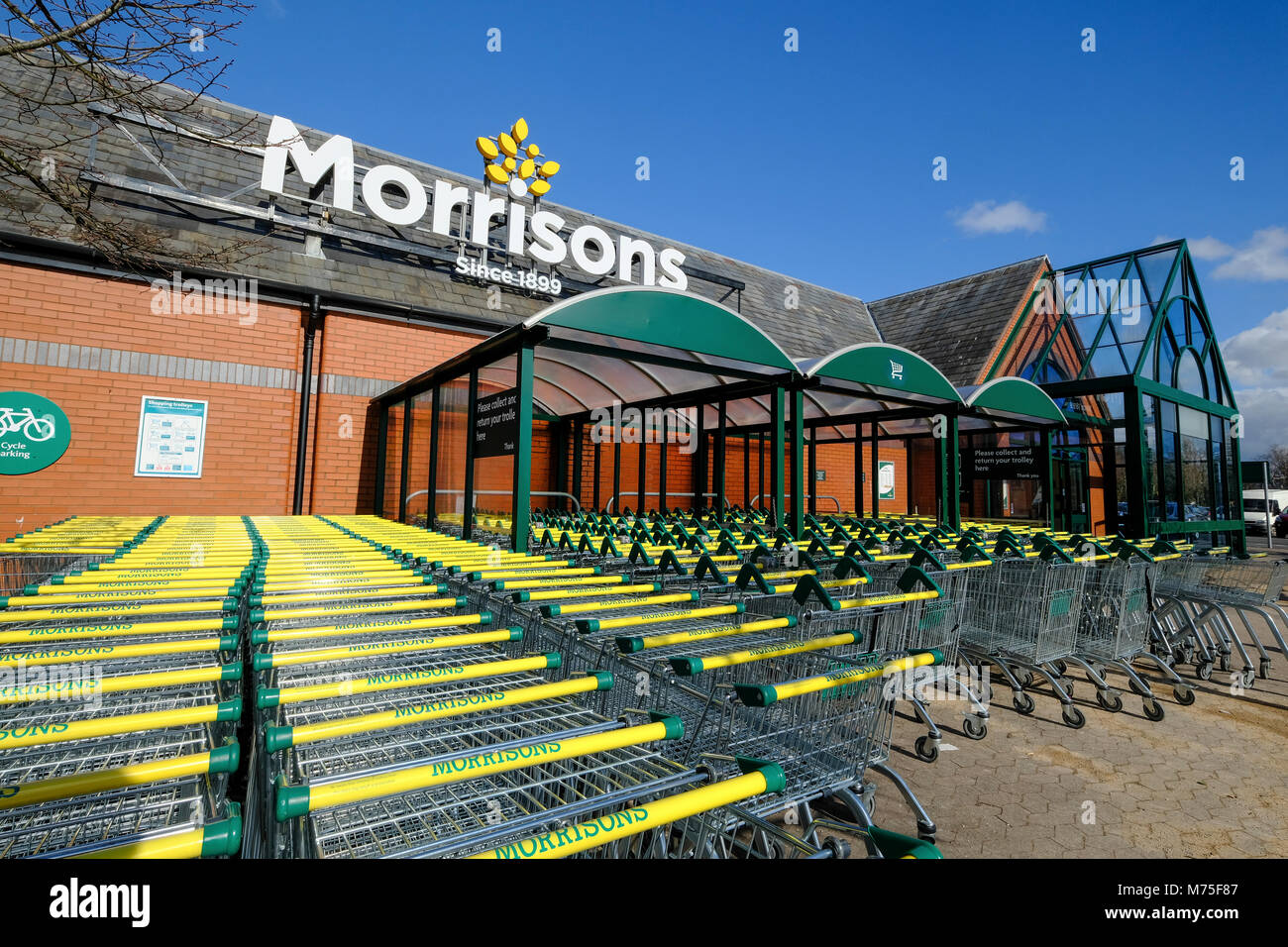 Morrisons Shopping Trolley High Resolution Stock Photography and Images ...