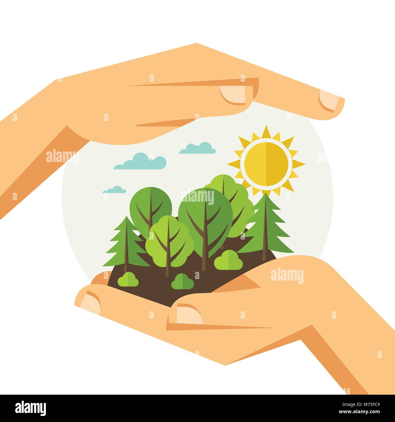 Ecology illustration hi-res stock photography and images - Alamy