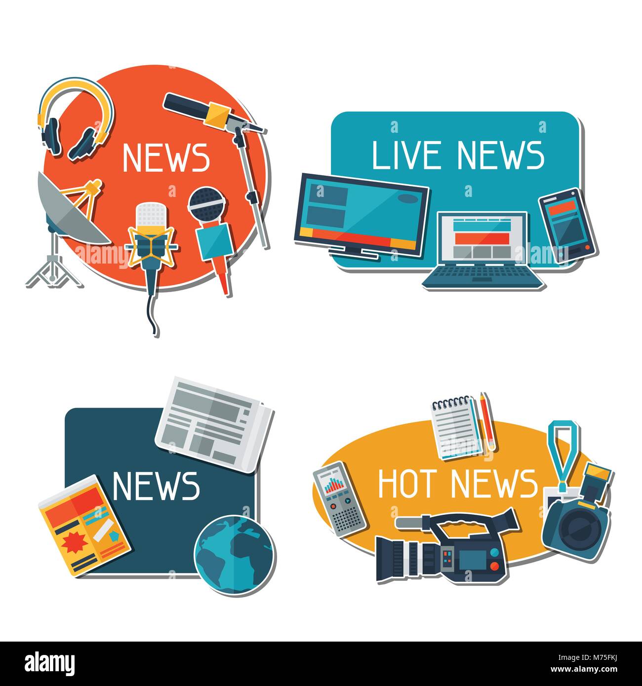 Profession journalism Cut Out Stock Images & Pictures - Alamy