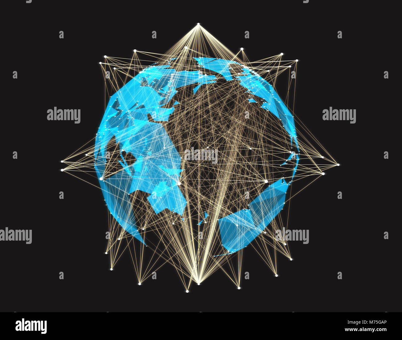 Future Earth Network Technology, Network Connection, Future Times Stock ...