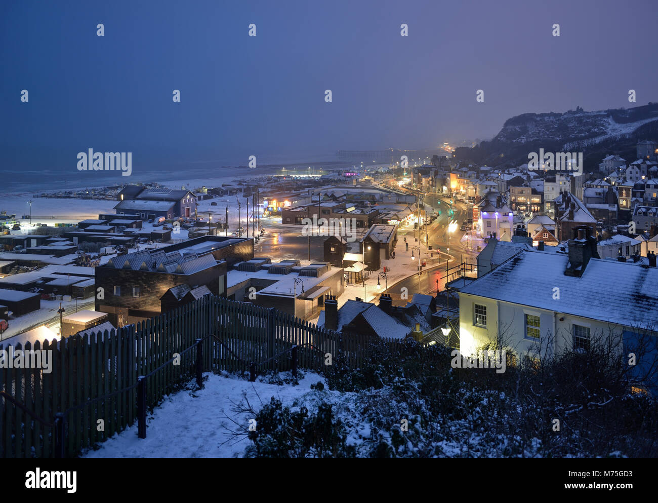 Scenic night weather scene winter hi-res stock photography and images ...